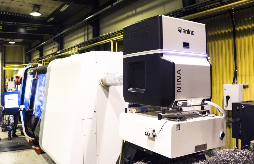 Der 3nine Nina Ölnebelabscheider auf einer DMG Mori CTX gamma 3000 TC ...